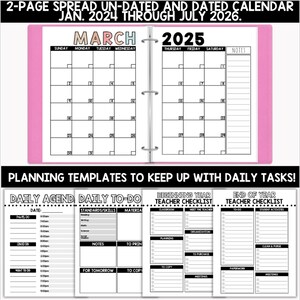 Boho Special Education Planner, Dated Planner, SPED Teacher Binder, IEP ...