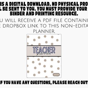 Printable Boho Teacher Planner, Teacher Lesson Planner Organizer, 2023 ...