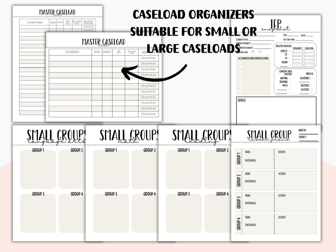 Editable Self Contained Special Education Planner, Printable SPED ...