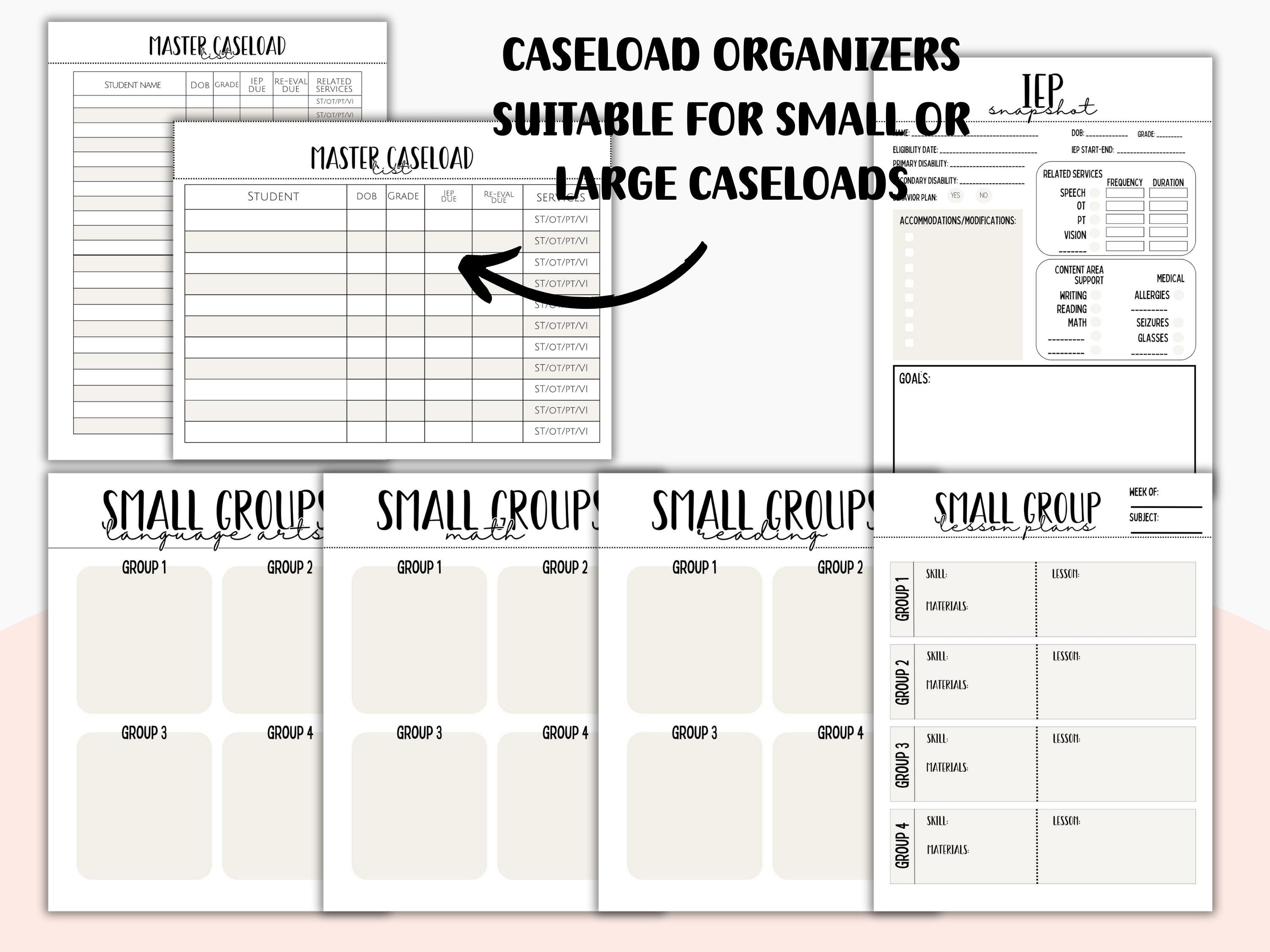 Editable Self Contained Special Education Planner, Printable SPED ...
