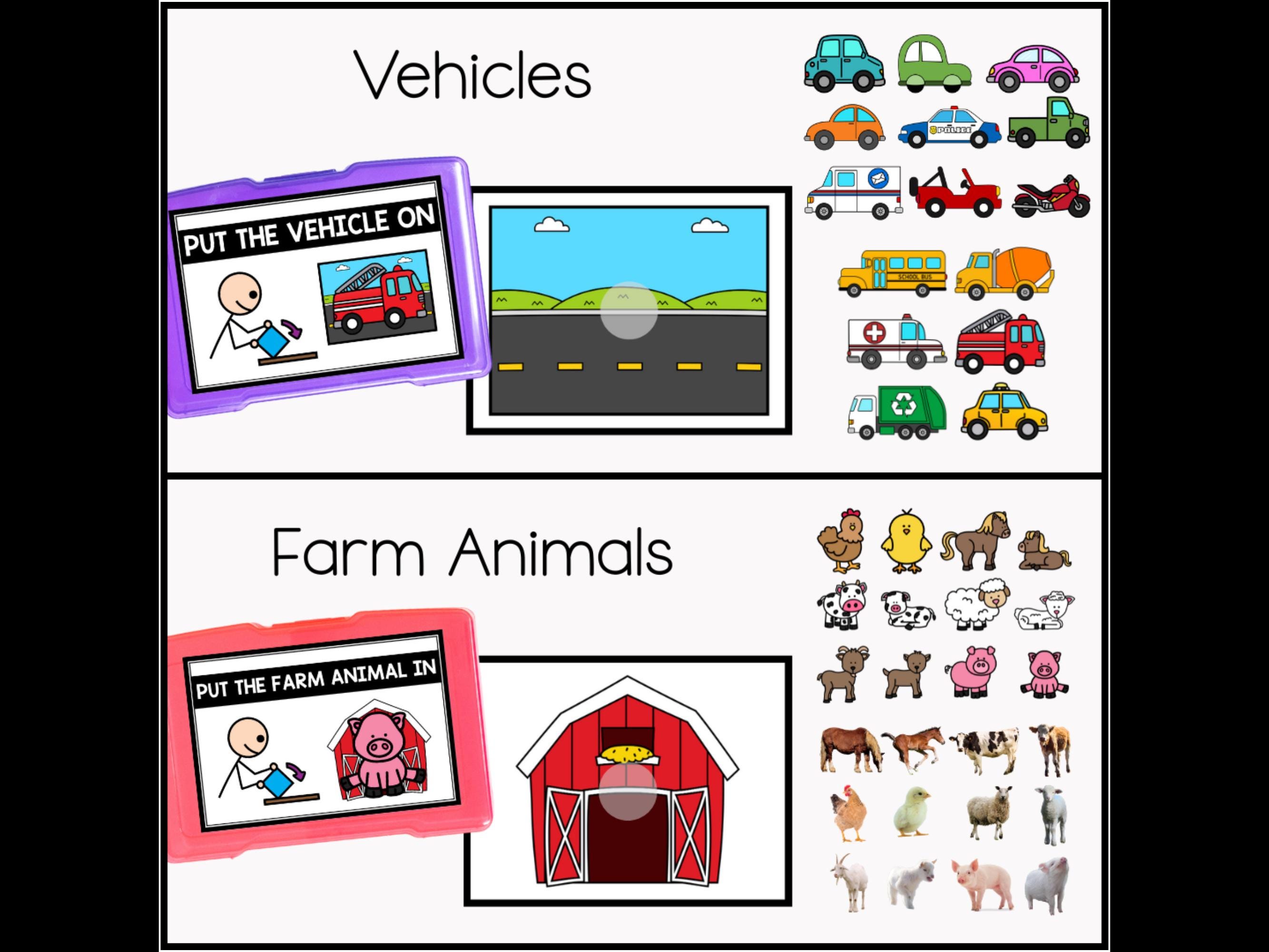 Errorless Task Boxes, Core Word Put Activities, Interactive Fine Motor ...