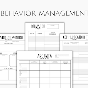 Printable Special Education Caseload Templates, IEP Goal Planning ...