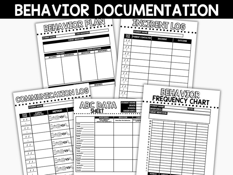 Special Education Planner, Self-contained Teacher Binder, IEP Meeting ...