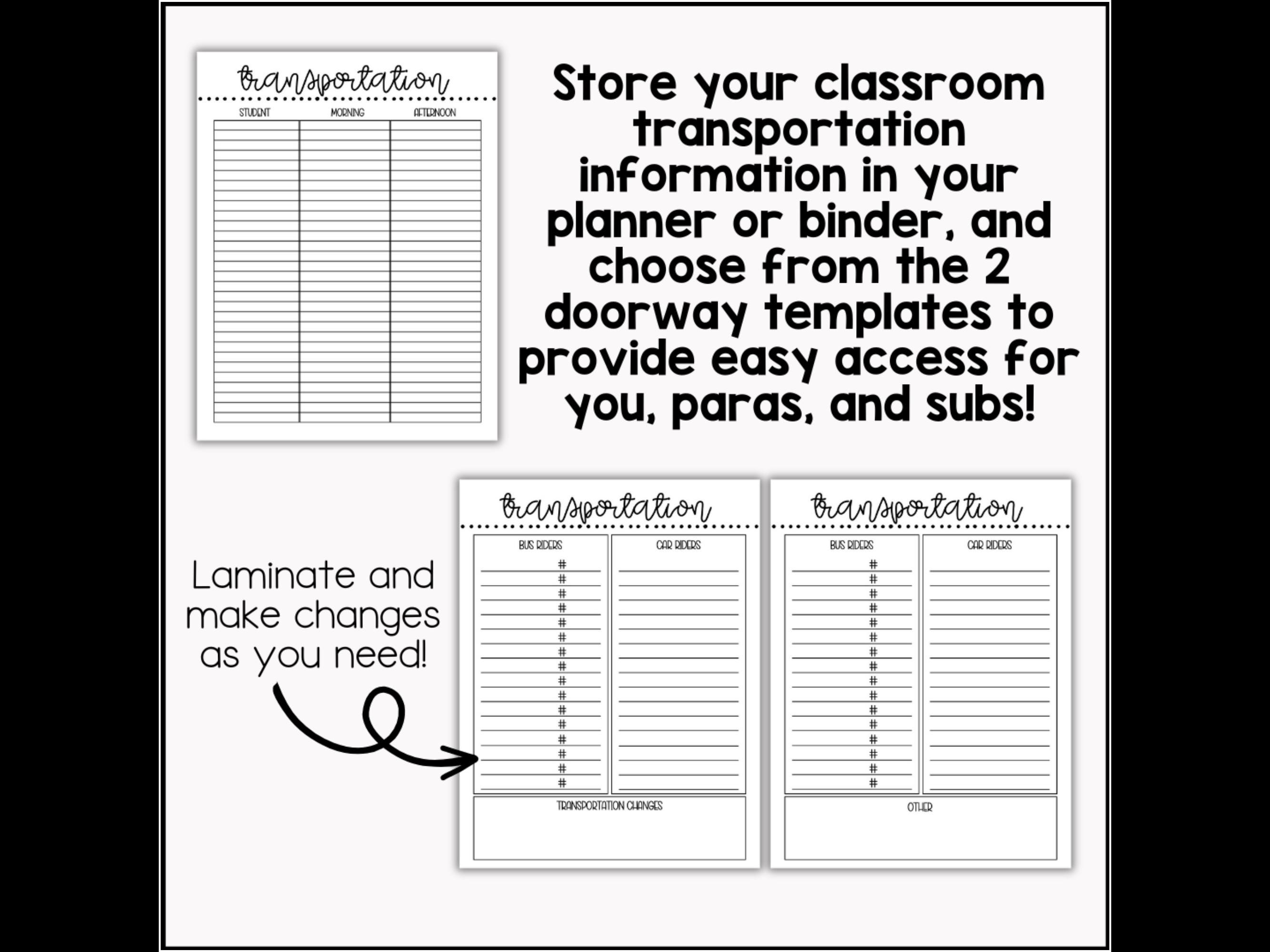 Student Information, Parent Contact Log, Communication Log ...