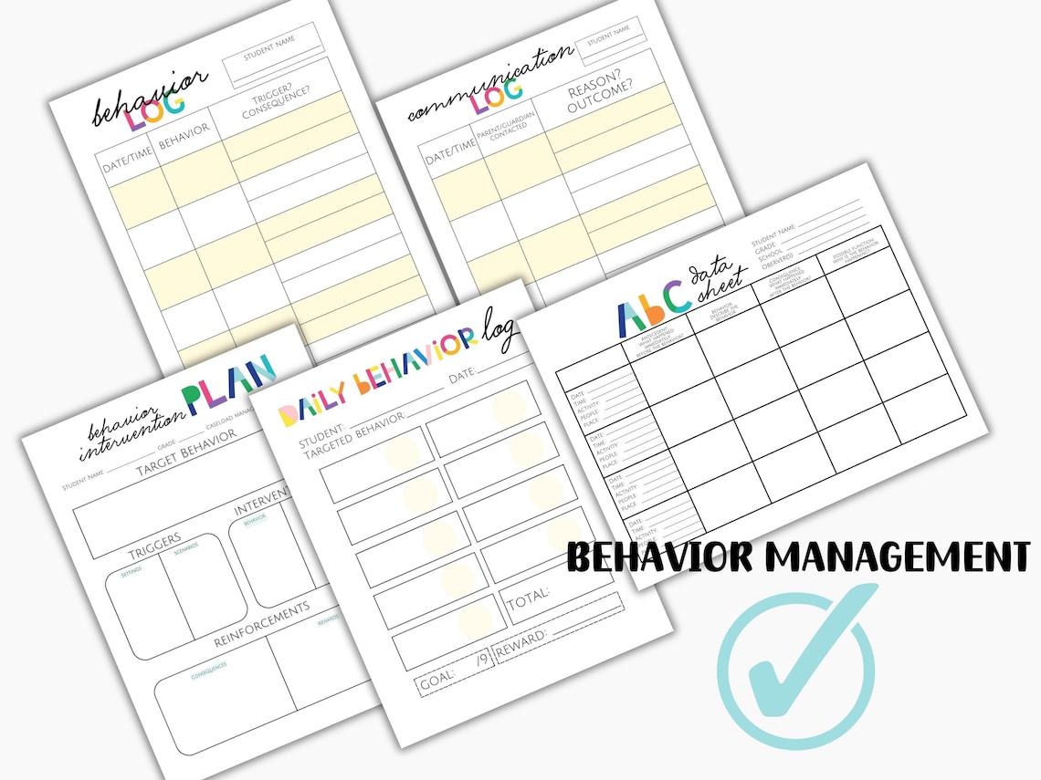 Printable Special Education Planner Binder, Caseload Templates, Section ...