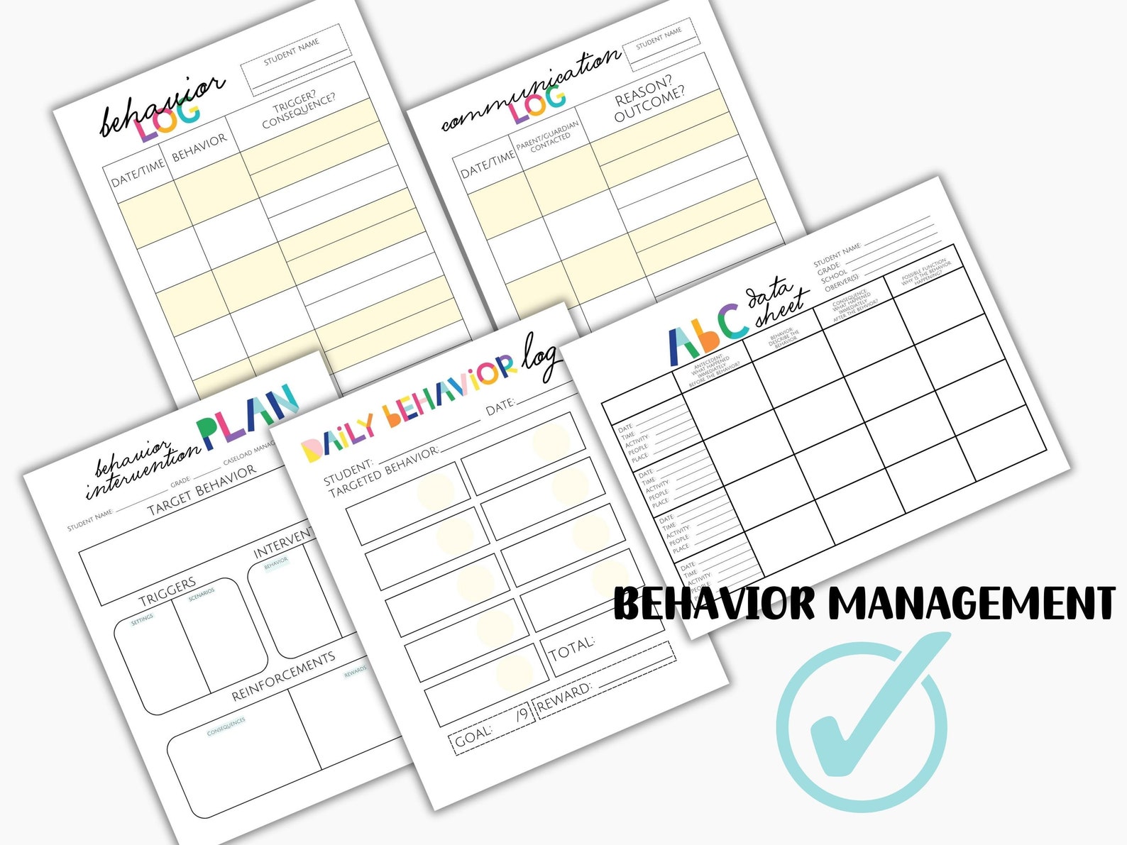 Printable Special Education Planner Binder, Caseload Templates, Section ...