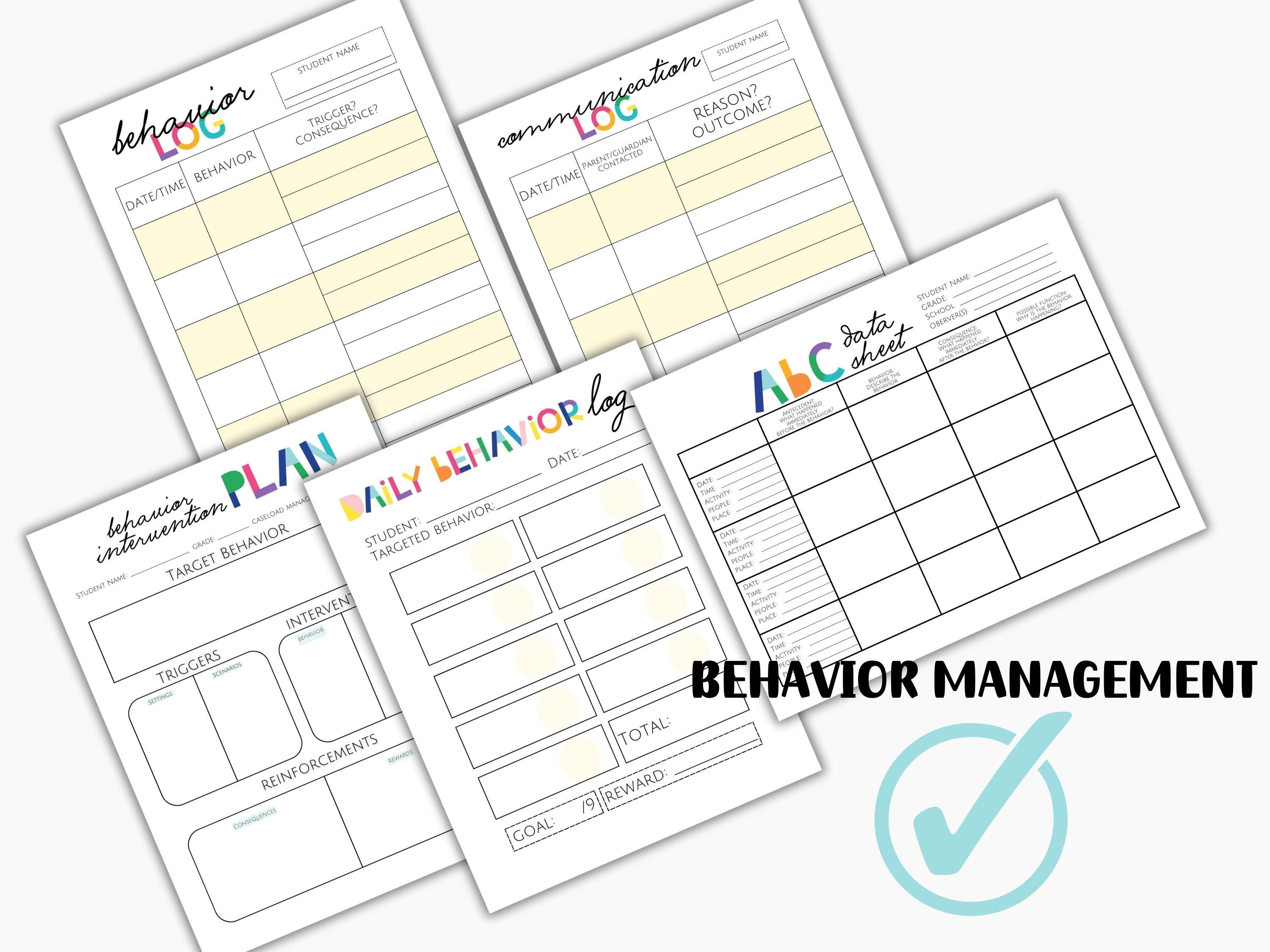 Printable Special Education Planner Binder, Caseload Templates, Section ...