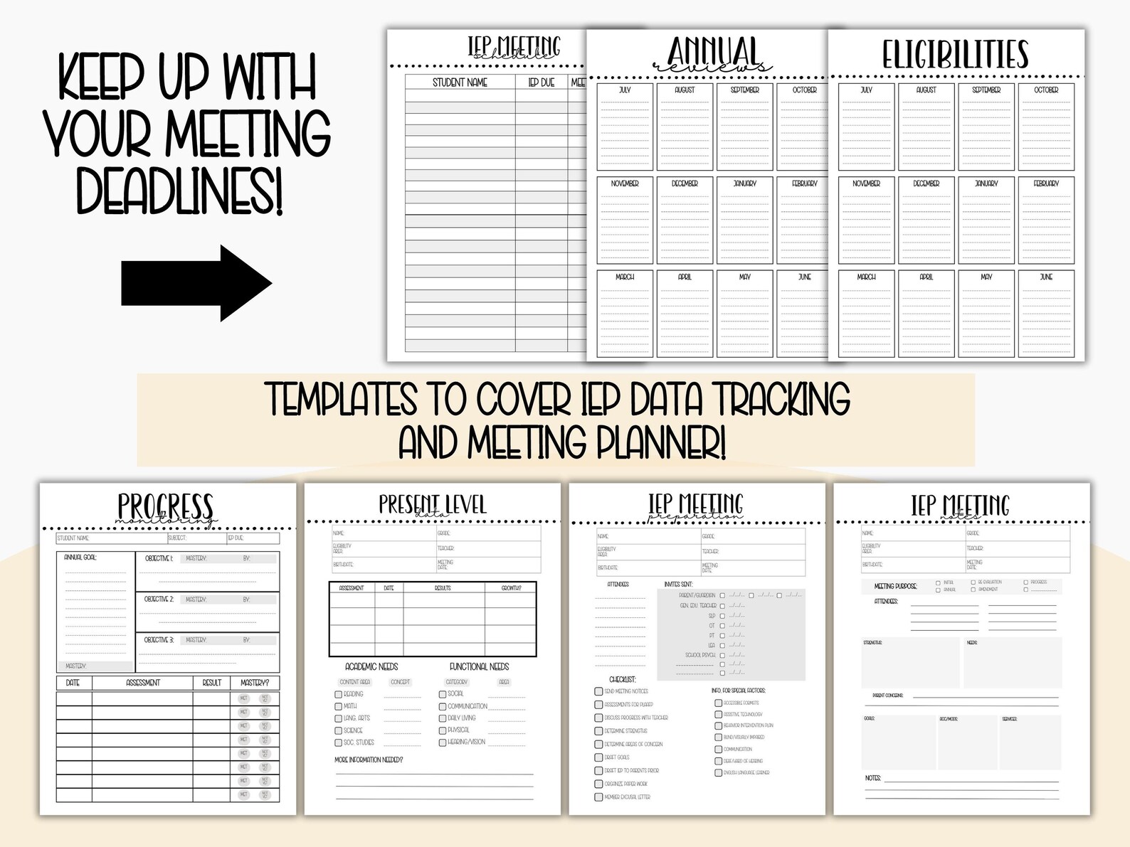 Self Contained Special Education Planner Editable Teacher - Etsy