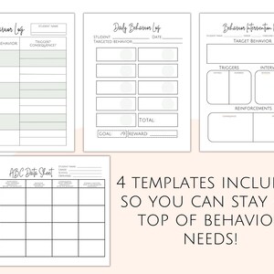 Editable Special Education Caseload Templates, Canva Templates ...