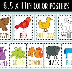 Printable Adapted Brown Bear Activities, Adapted Brown Bear Book ...