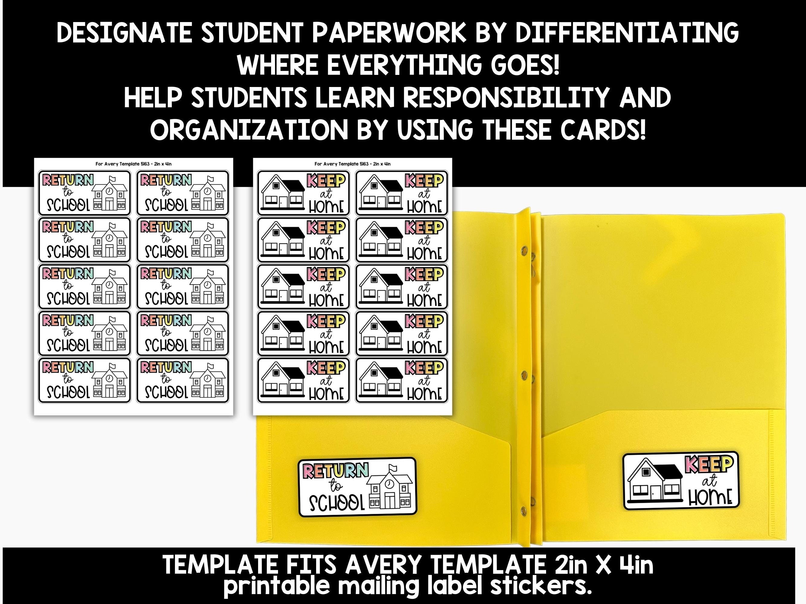 Editable Take Home Folder Canva Templates Student Homework - Etsy