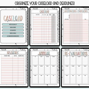 Digital SELF CONTAINED Boho Special Education Planner, Caseload and ...