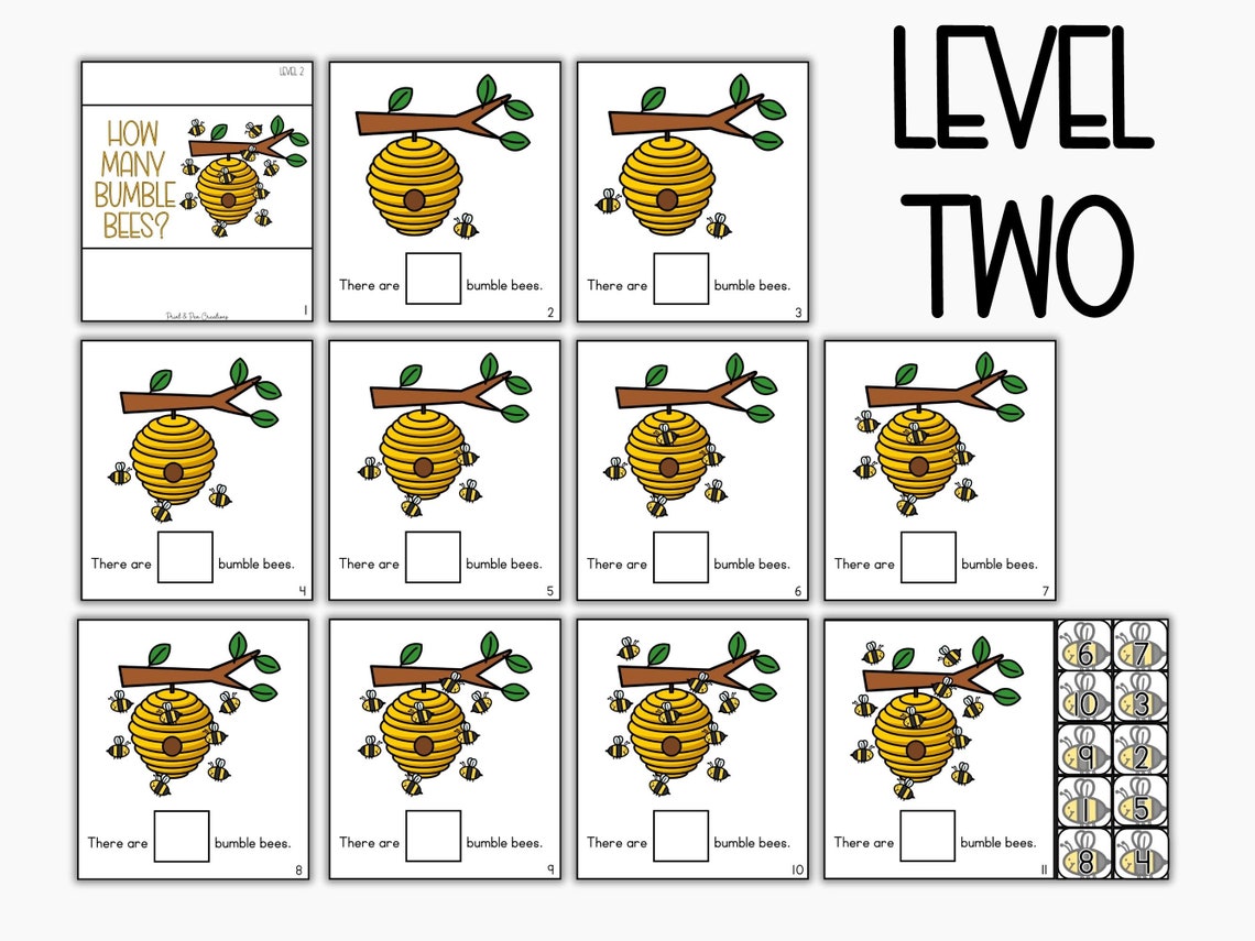 Counting and Number Identification Adapted Book Bundle, Special ...