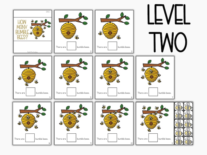 Counting and Number Identification Adapted Book Bundle, Special ...