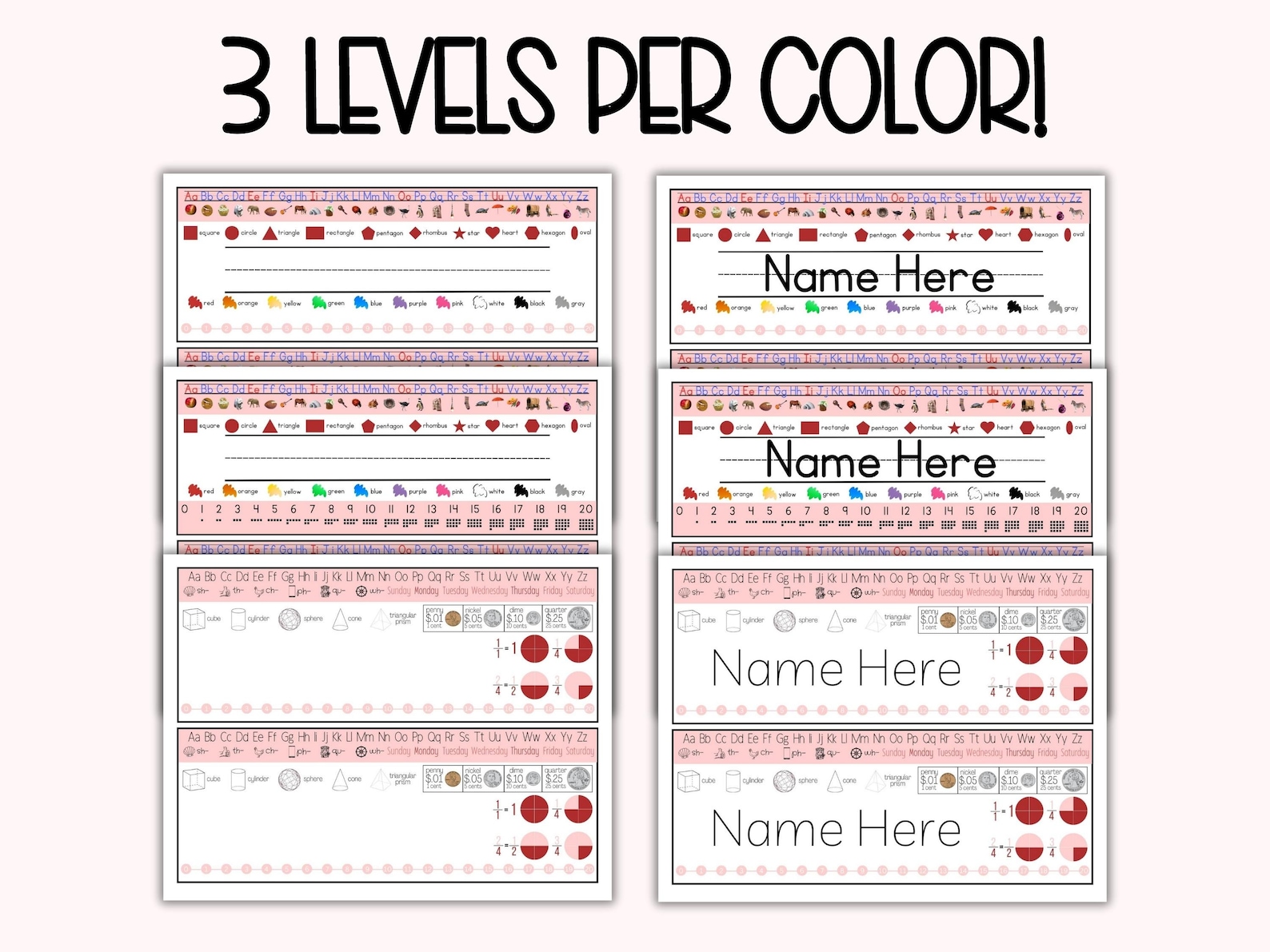 Editable Student Name Tags, Printable Student Name Tags, Basic Skills ...