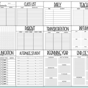 Self Contained Special Education Planner, Editable Teacher Planner, IEP ...