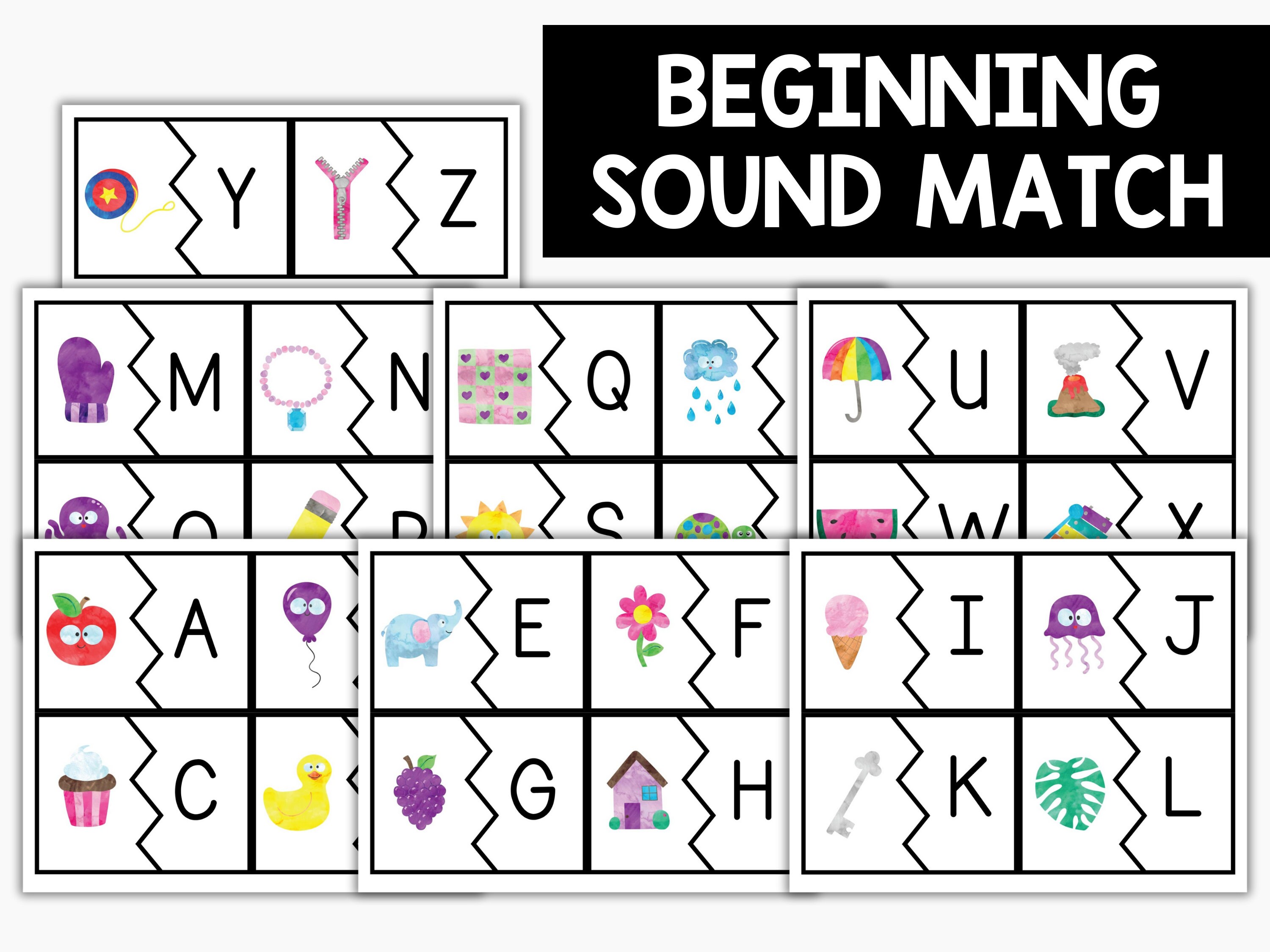 Phonics Activities, Beginning Letter Sound Games, Kindergarten Letter ...