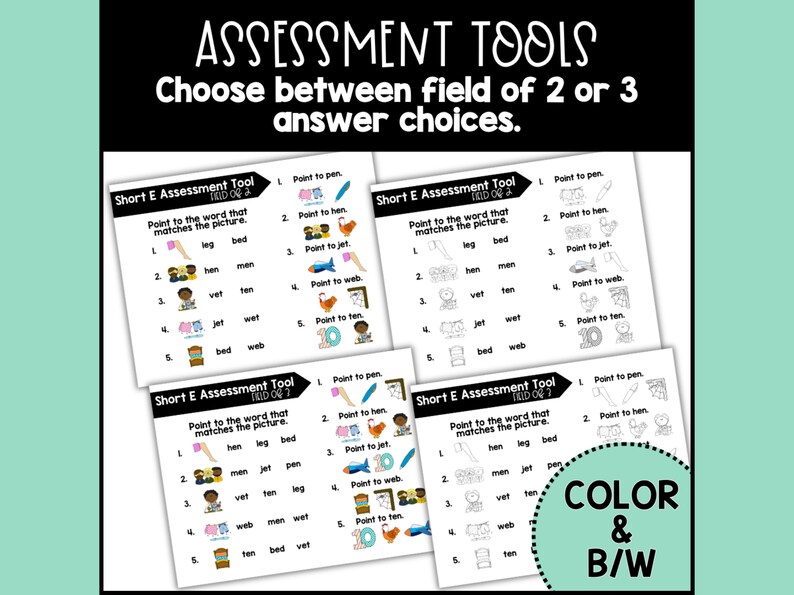 Short E Adapted Books, CVC Adapted Books, Special Education Skill ...