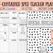 Self Contained Special Education Planner Editable Boho - Etsy