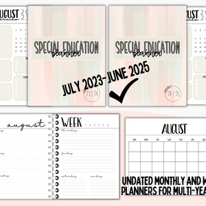 Editable Self Contained Special Education Planner, Printable SPED ...