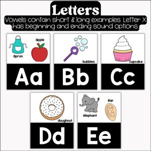 Basic Classroom Posters, Pastel Classroom Decor, Alphabet Posters ...
