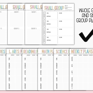 Self Contained Special Education Planner, Editable Pastels Teacher ...