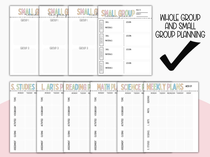 Self Contained Special Education Planner, Editable Pastels Teacher ...