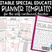 IEP Skills Binder, Printable IEP Goal Assessments, Basic Skills ...