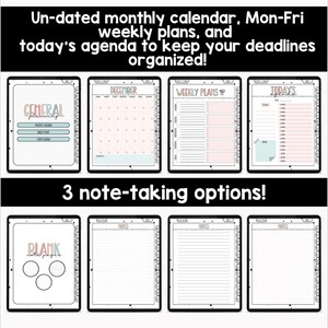 Digital SELF CONTAINED Boho Special Education Planner, Caseload and ...