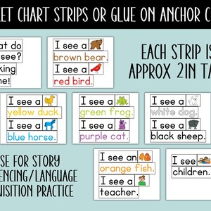 Printable Adapted Brown Bear Activities, Adapted Brown Bear Book ...