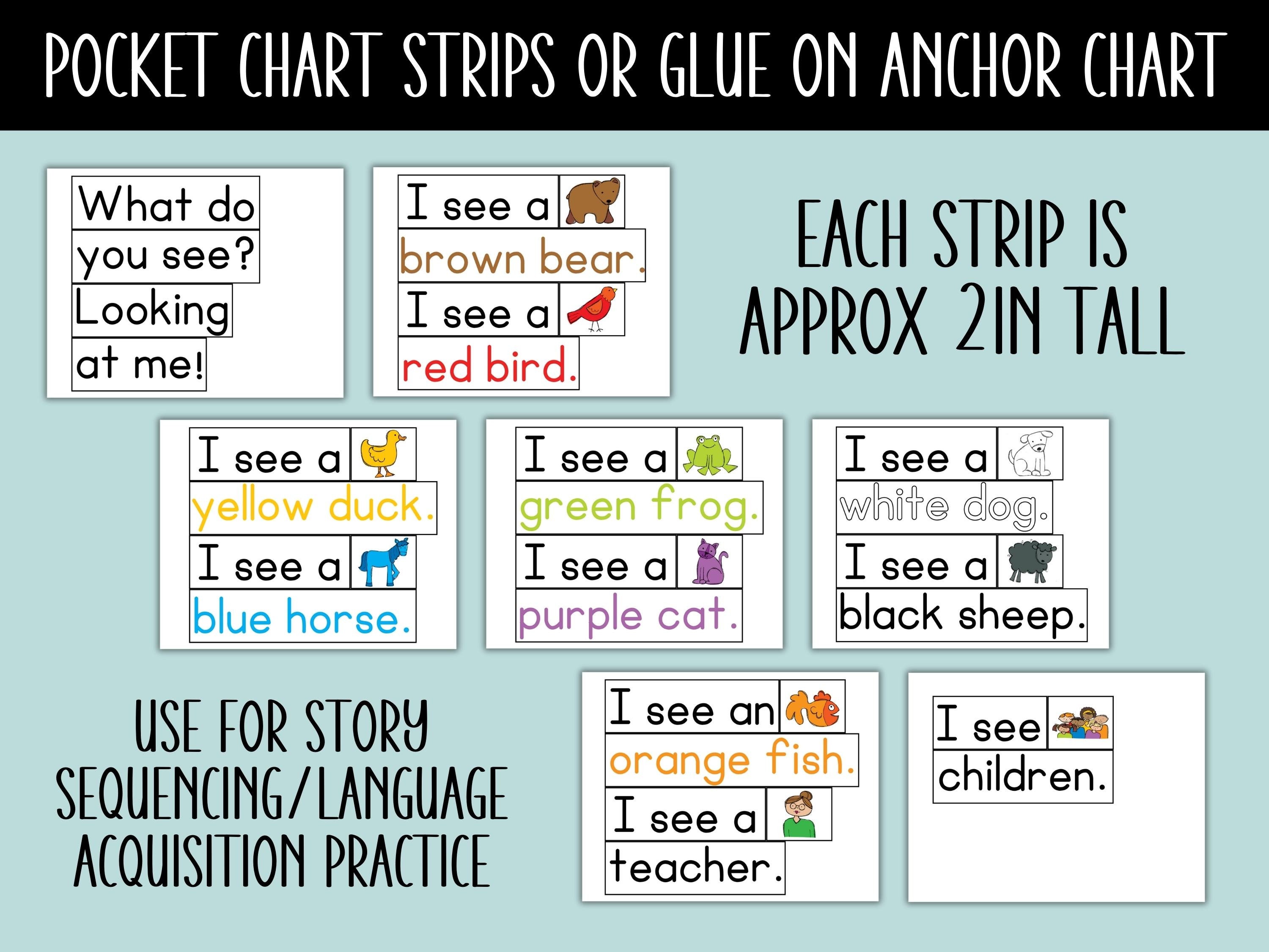 Printable Adapted Brown Bear Activities, Adapted Brown Bear Book ...