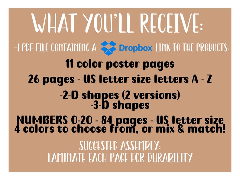 Printable Neutral Classroom Decor, Color Shapes Alphabet Numbers ...