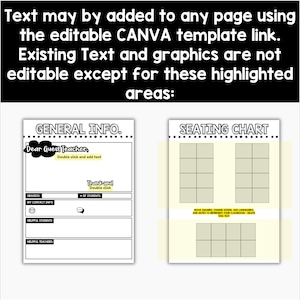 Editable Special Education Sub Binder ADD-ON, Printable Sped Maternity ...