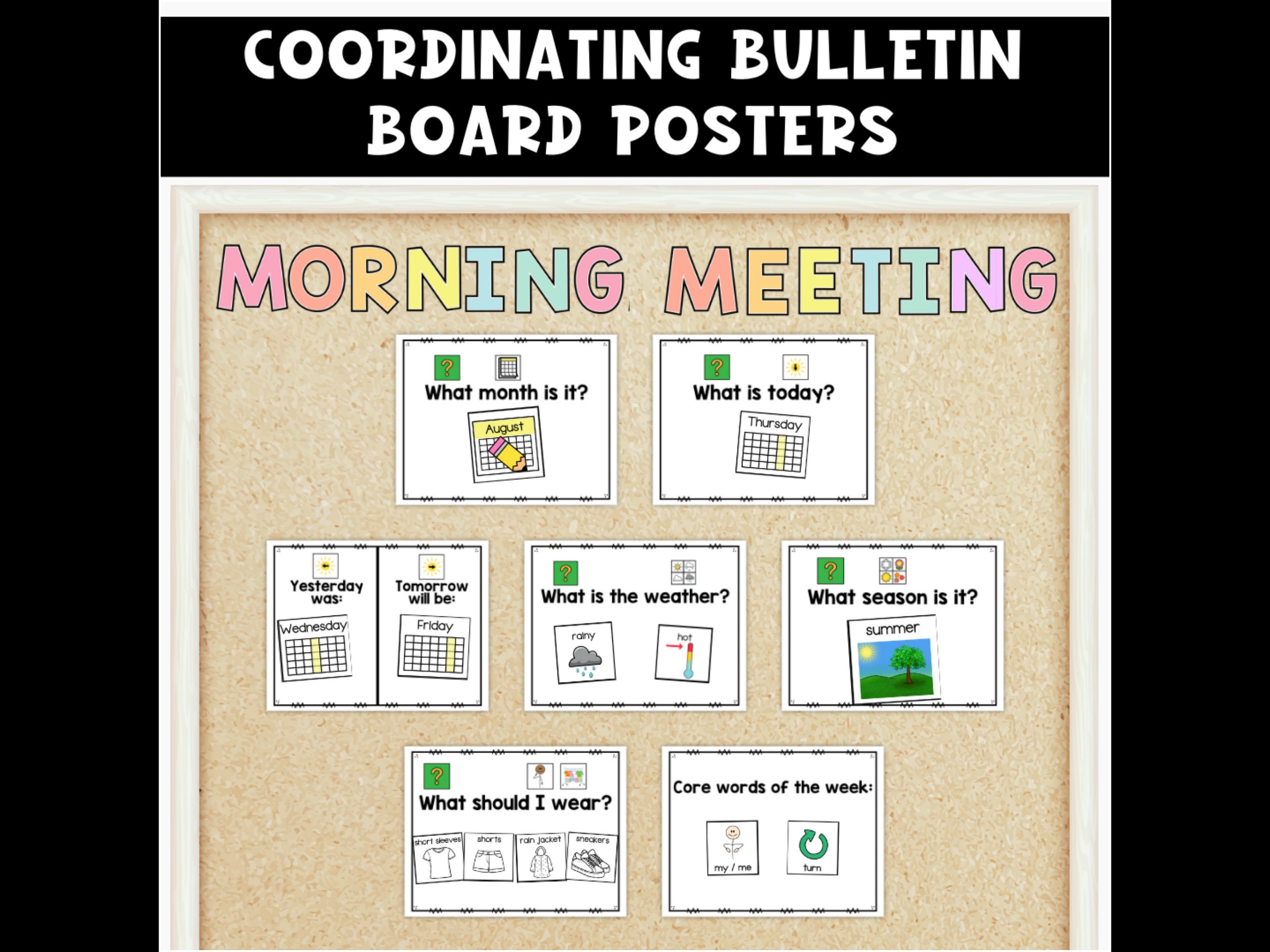 Morning Warm-up Binder, Morning Meeting Binder, Special Education ...