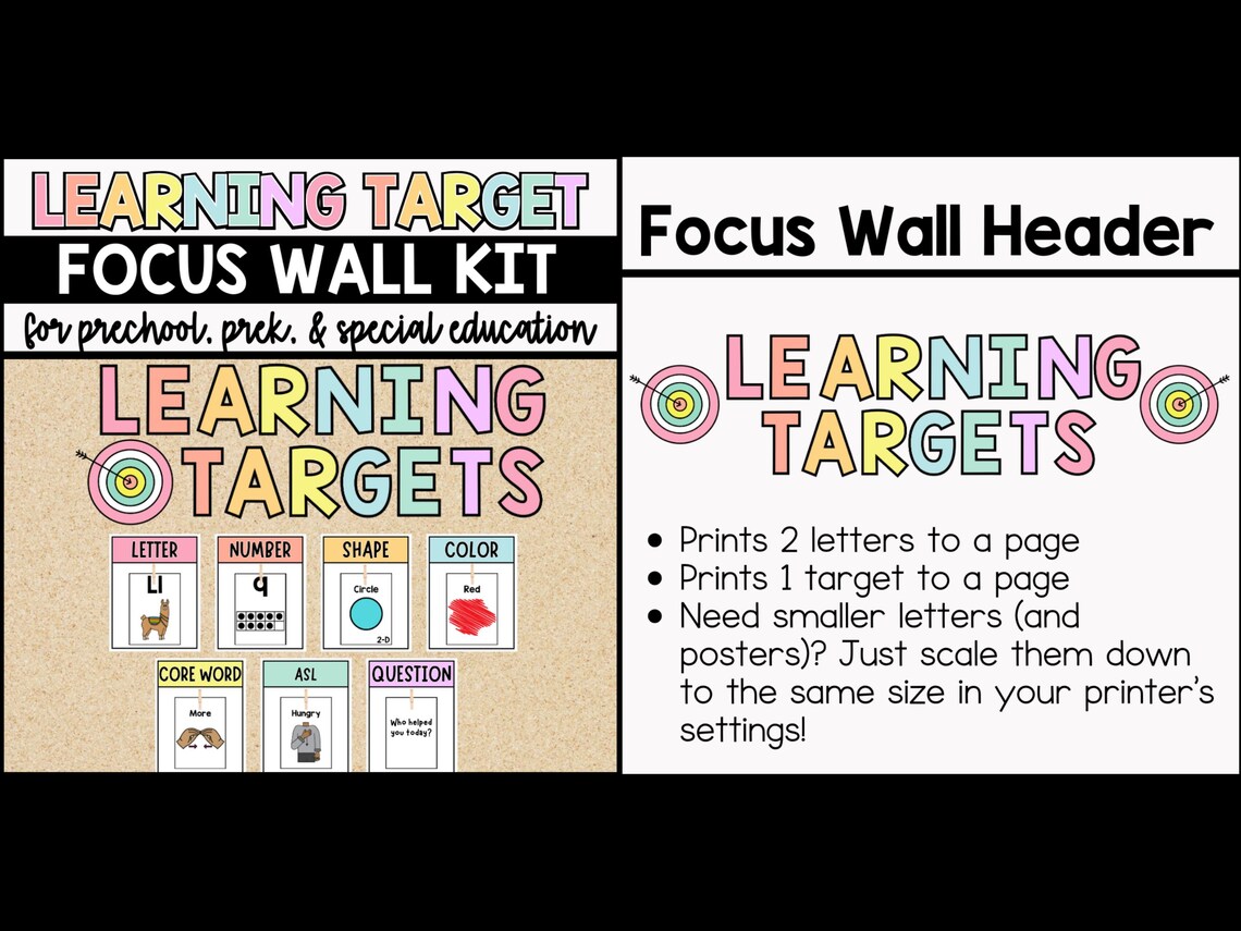 Morning Meeting and Focus Wall Bulletin Board Kit, Visuals for Special ...