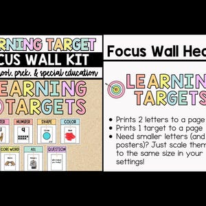 Morning Meeting and Focus Wall Bulletin Board Kit, Visuals for Special ...