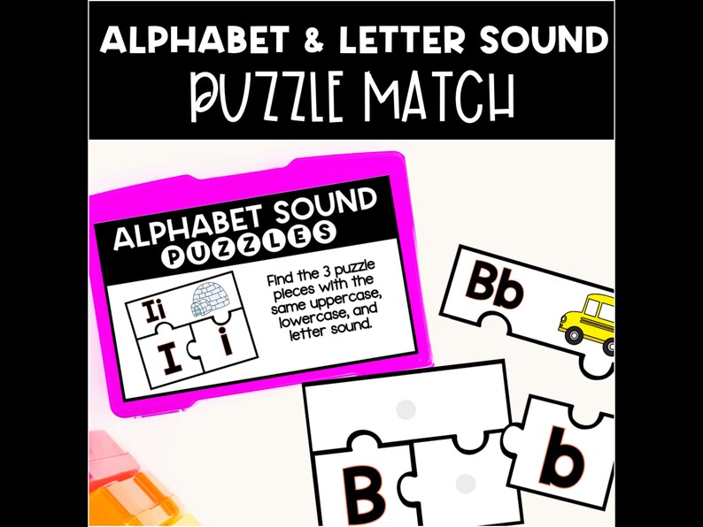 Letter Sound Task Boxes, Alphabet Activities, Prek and Kindergarten ...
