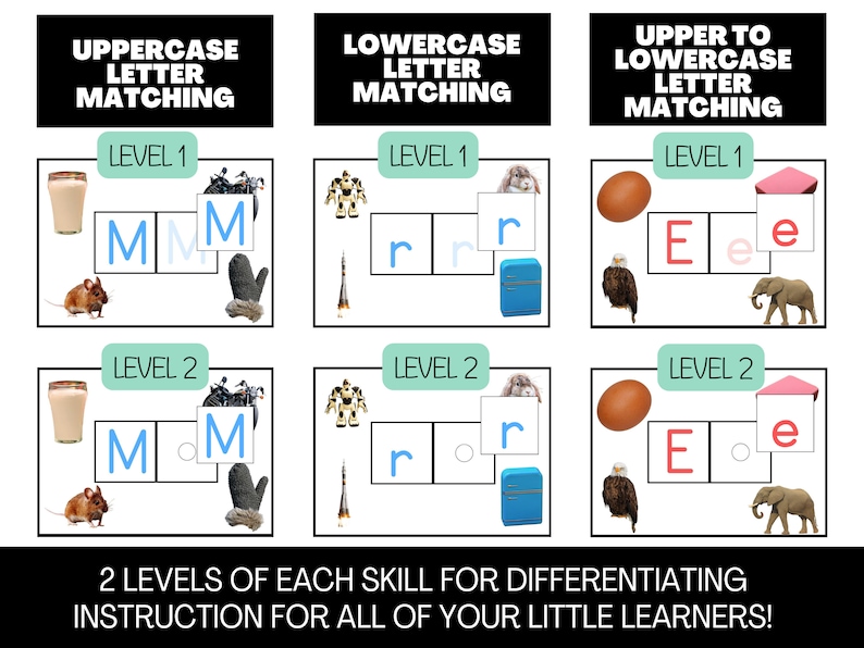 Letter Recognition Special Education Task Boxes, Reading Assessments ...