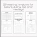 Editable IEP Meeting Planner Templates, Canva Templates, Printable ...