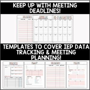 Editable Self Contained Special Education Planner, Editable Boho ...