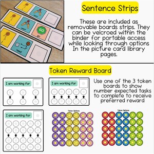 Visual Communication Book for Non-verbal, Choice Board Binder, Visual ...