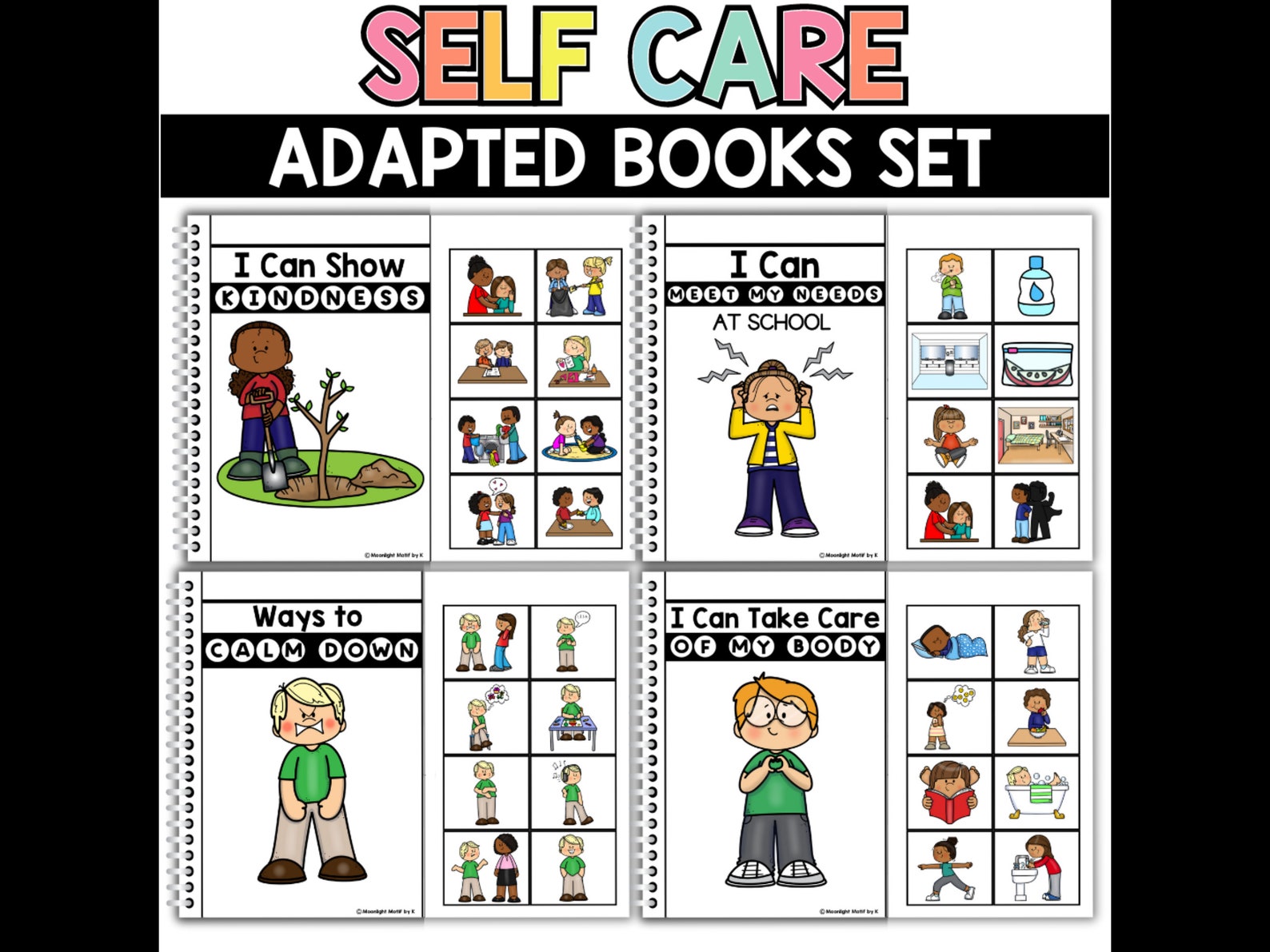 Self Care Adapted Books, Life Skills Special Education Resources ...