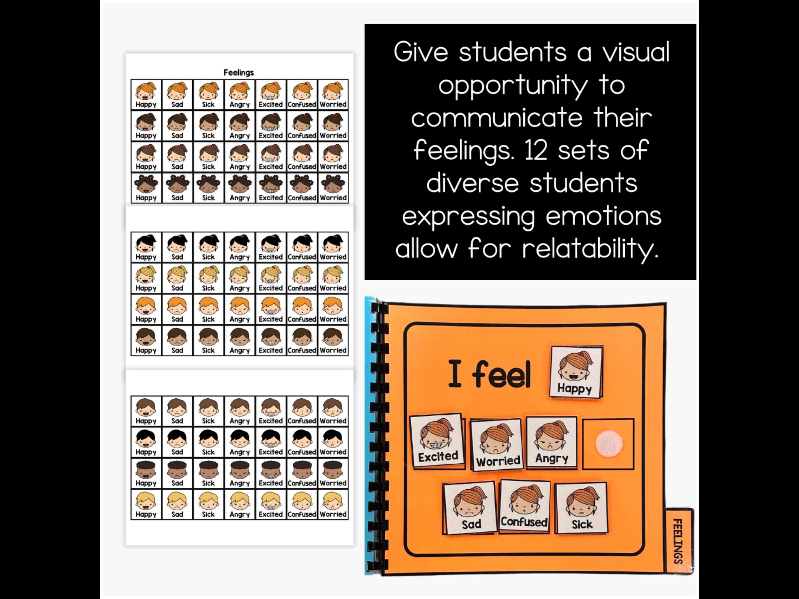 Visual Schedule Flip Book, Token Board, First Then Board, Special ...