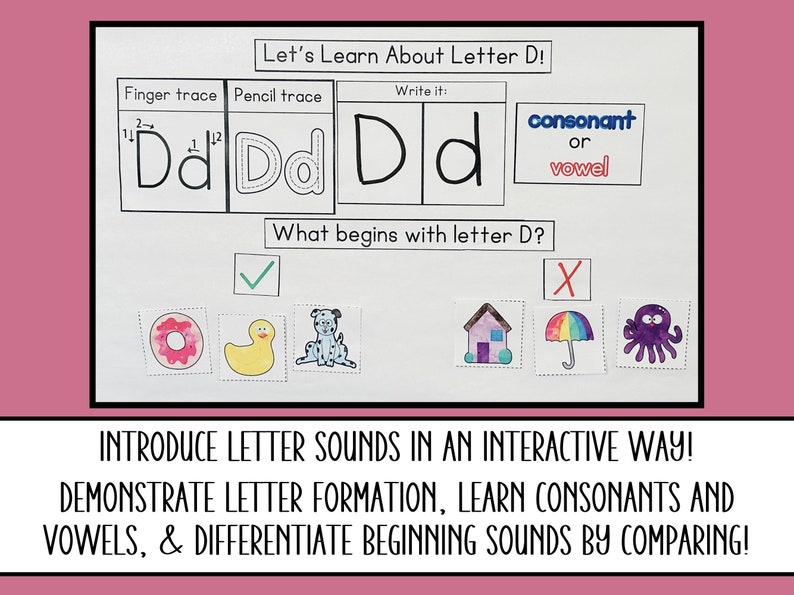 Phonics Anchor Chart, Printable Letter Sound Guided Reading Lesson ...