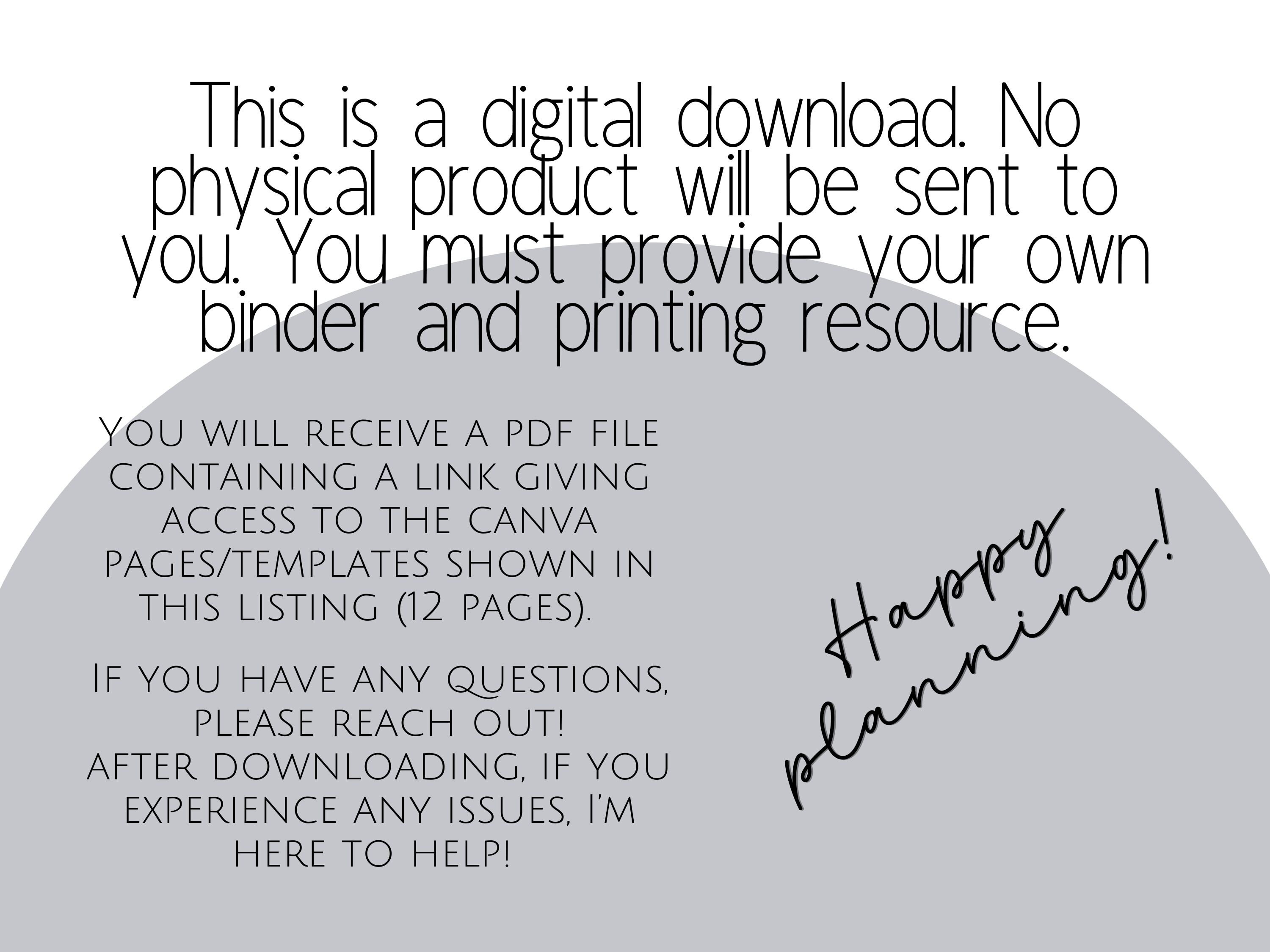 Editable IEP Meeting Planner Templates, Canva Templates, Printable ...