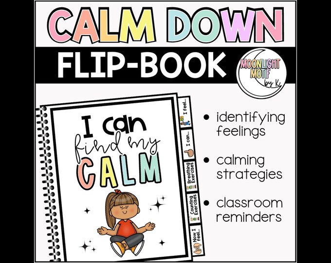 Wooden Finger Tracing Calm Down Cards, Calm Down Corner Tracing Tools ...