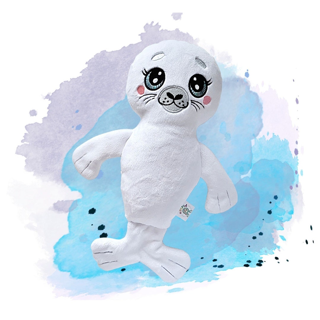 ITH Arctic Seal Stuffie Softie Pattern, Seal Sewing Pattern up to 7 ...