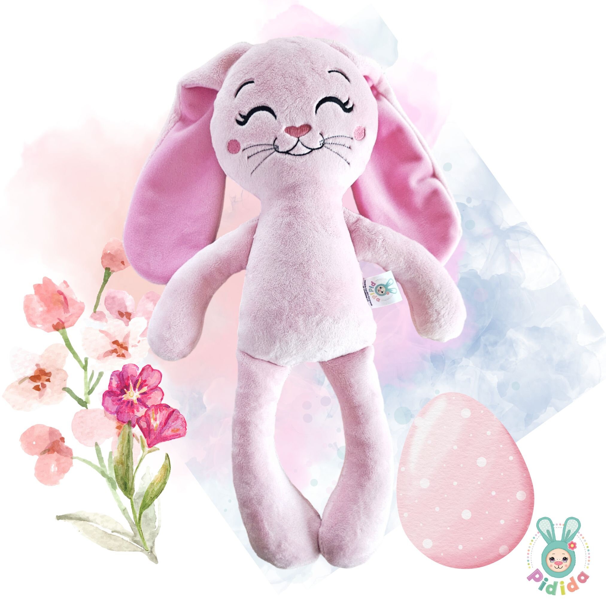ITH Bunny Long Legged Toy Stuffie Softie Pattern 2 in 1, Machine ...