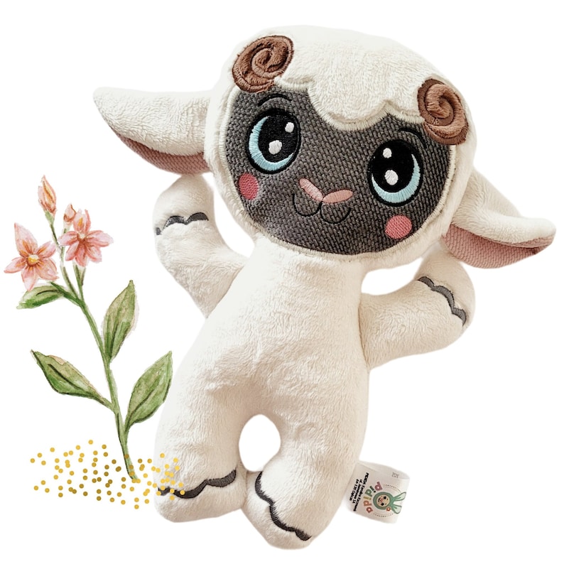 ITH Lamb and Aries Toy Stuffie Softie Pattern Machine Embroidery Files ...