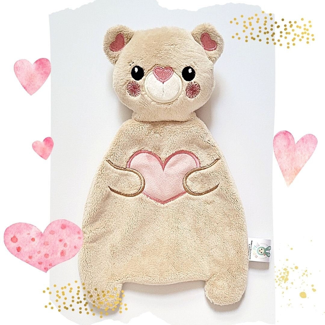 ITH Teddy Love Doudou Valentines Teddybear Easy Stuffie Softie Pattern ...